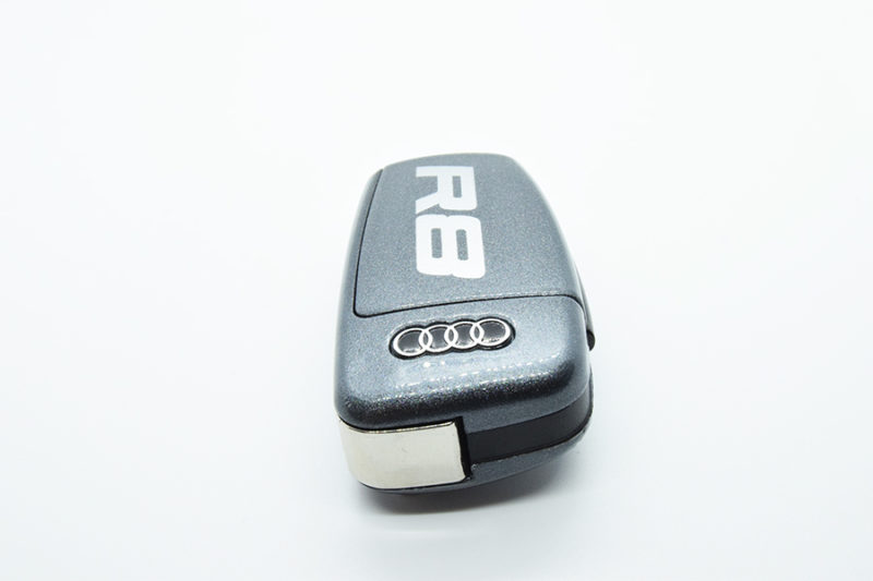Daytona Grey Audi R8 Flip Key – Phoenix Bespoke Keys