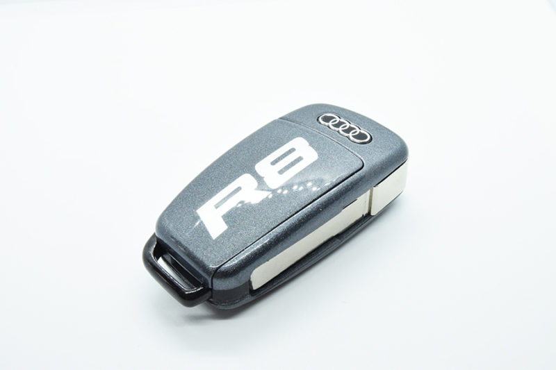 Daytona Grey Audi R8 Flip Key – Phoenix Bespoke Keys