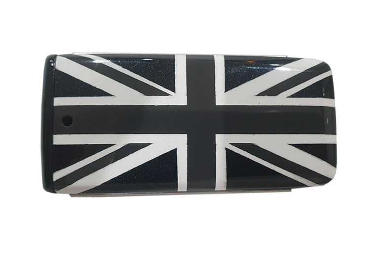 Monochrome Union Flag Aston Martin Valet ECU Key – Phoenix Bespoke Keys